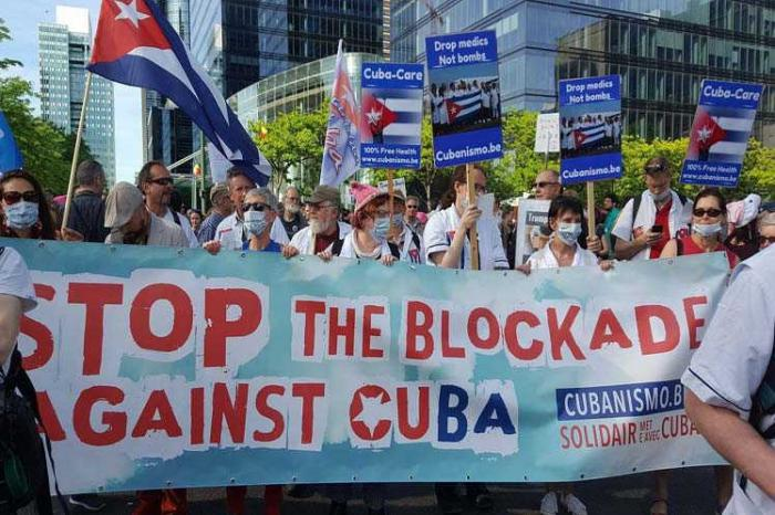 Cuba acknowledges worldwide actions to demand the end of U.S. blockade ...