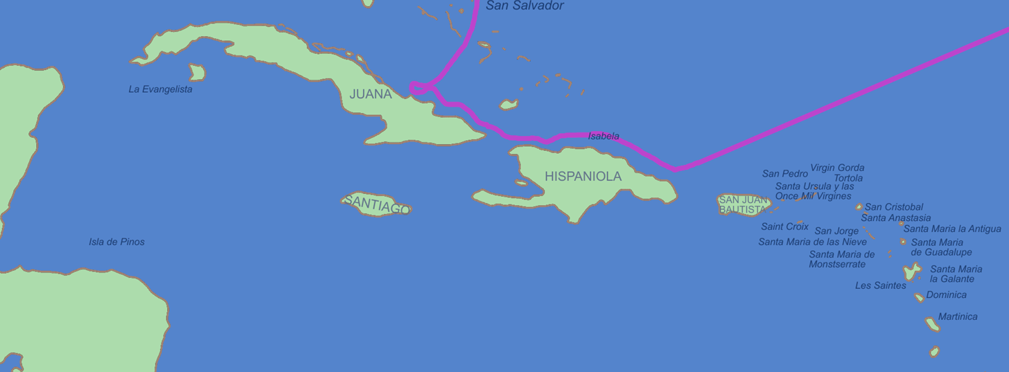 Cristóbal Colón llega a Cuba, produciéndose el Choque de Dos Culturas ...