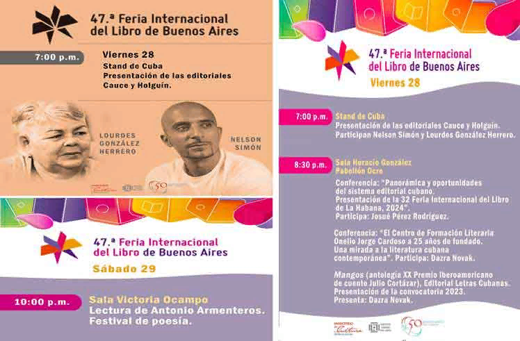 Cuban literature at the International Fair of Argentina - Radio Reloj ...