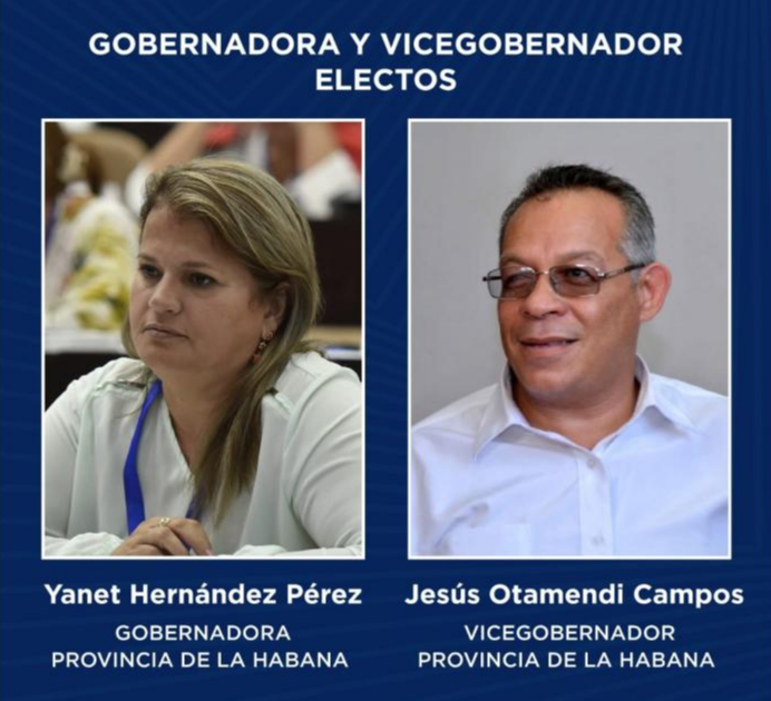 Yanet Hernández and Jesús Otamendiz top leaders in Havana - Radio Reloj ...