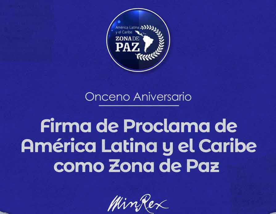 Cuba celebrates peace Proclamation of Peace for Latin America and the ...